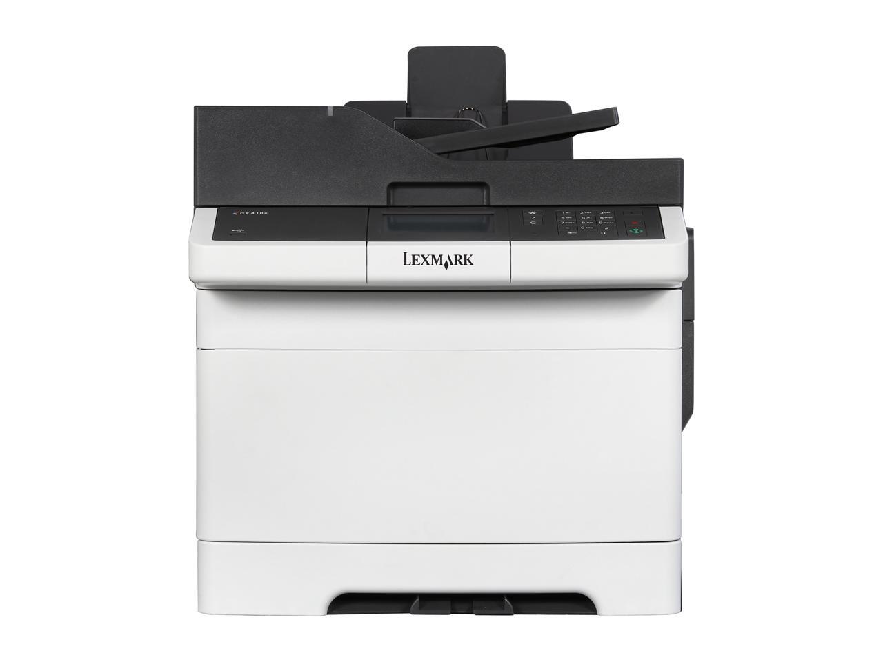 LEXMARK CX410e 1200 x 1200 dpi USB/Ethernet All-In-One Color Laser ...
