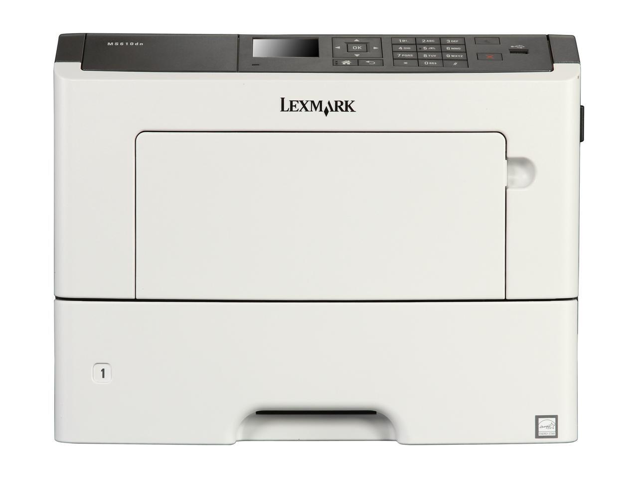 Lexmark MS610dn Workgroup Monochrome Laser Laser Printer - Newegg.ca