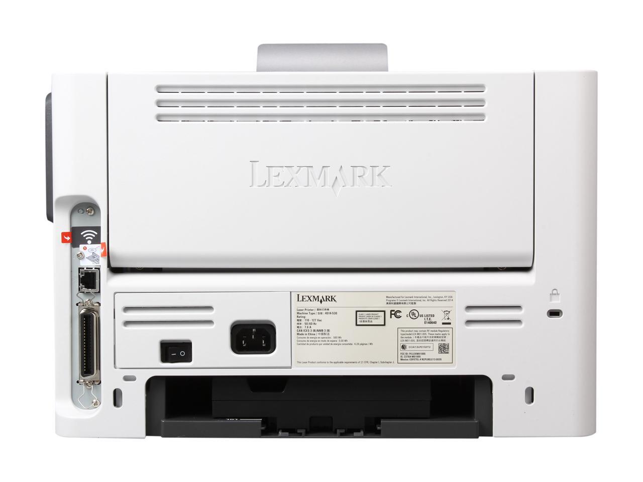 Lexmark MS410 MS415dn Plain Paper Print Monochrome Laser Laser Printer ...