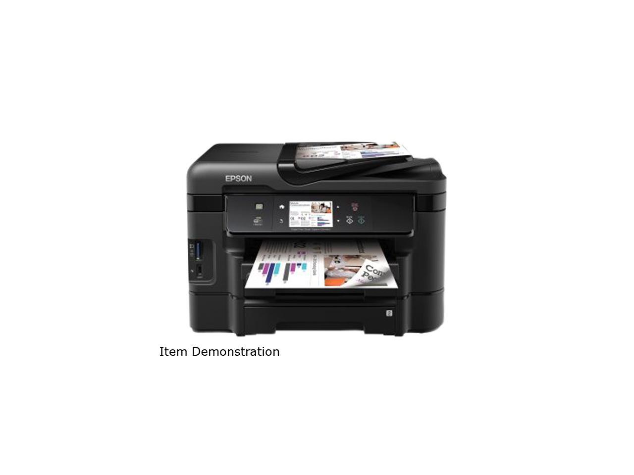 Refurbished: EPSON WorkForce WF-3540 Ethernet (RJ-45) / USB / Wi-Fi ...