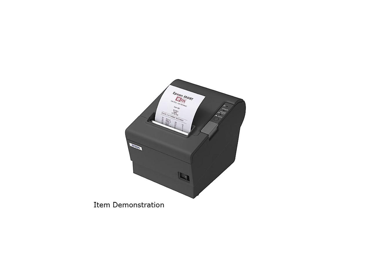 EPSON TM-T88 C31C636A7451 Serial Interface Dark Gray Receipt Printer ...