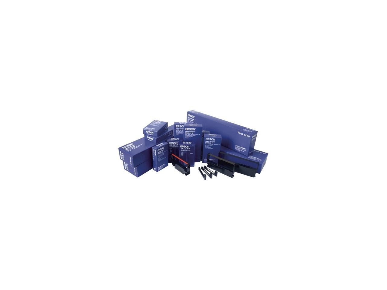 EPSON ERC-22B Cartridge for Epson M-180/181/183/185 Printer Black ...