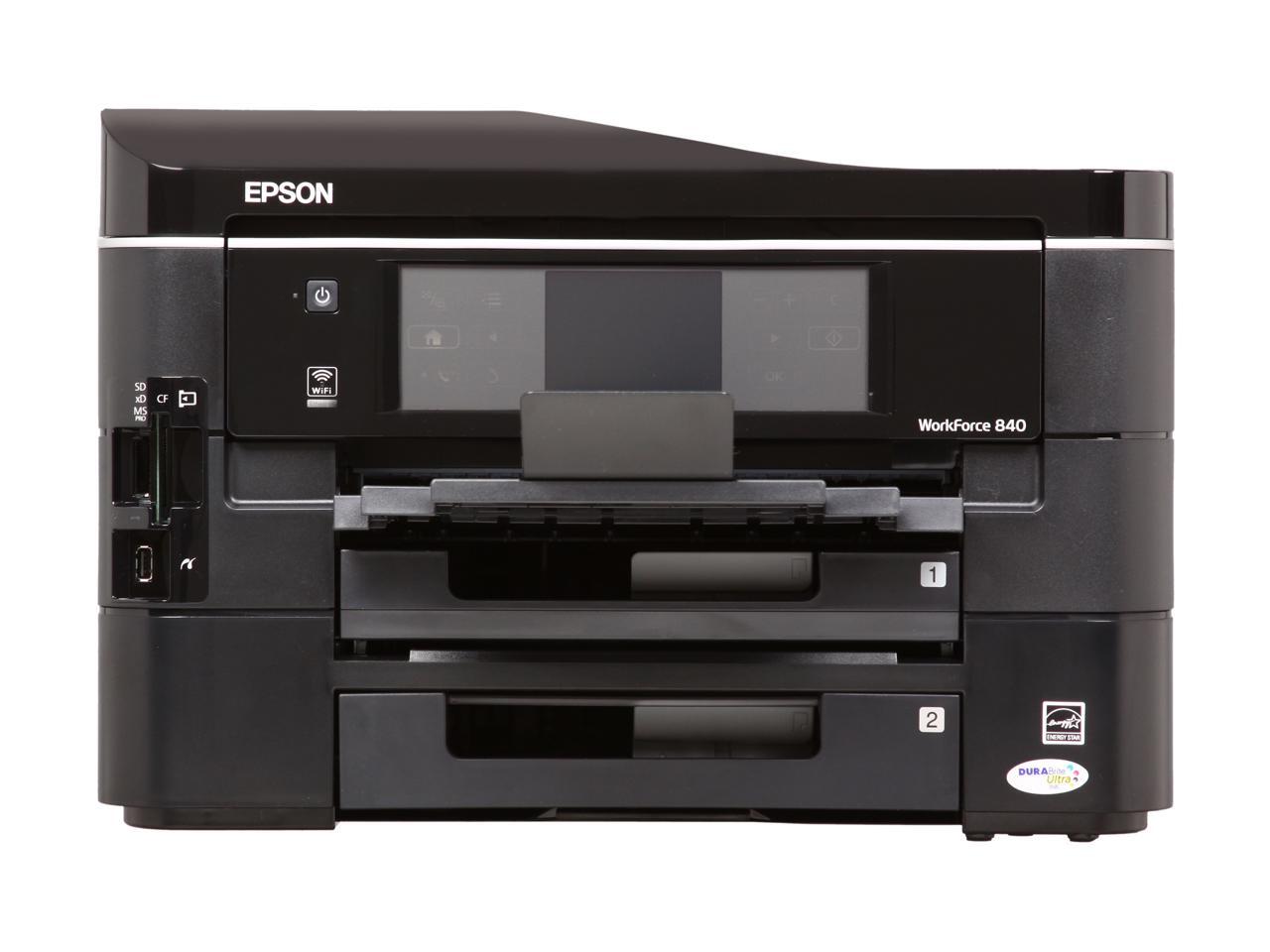 EPSON WorkForce 840 C11CA97201 Ethernet (RJ-45) / USB / Wi-Fi InkJet ...