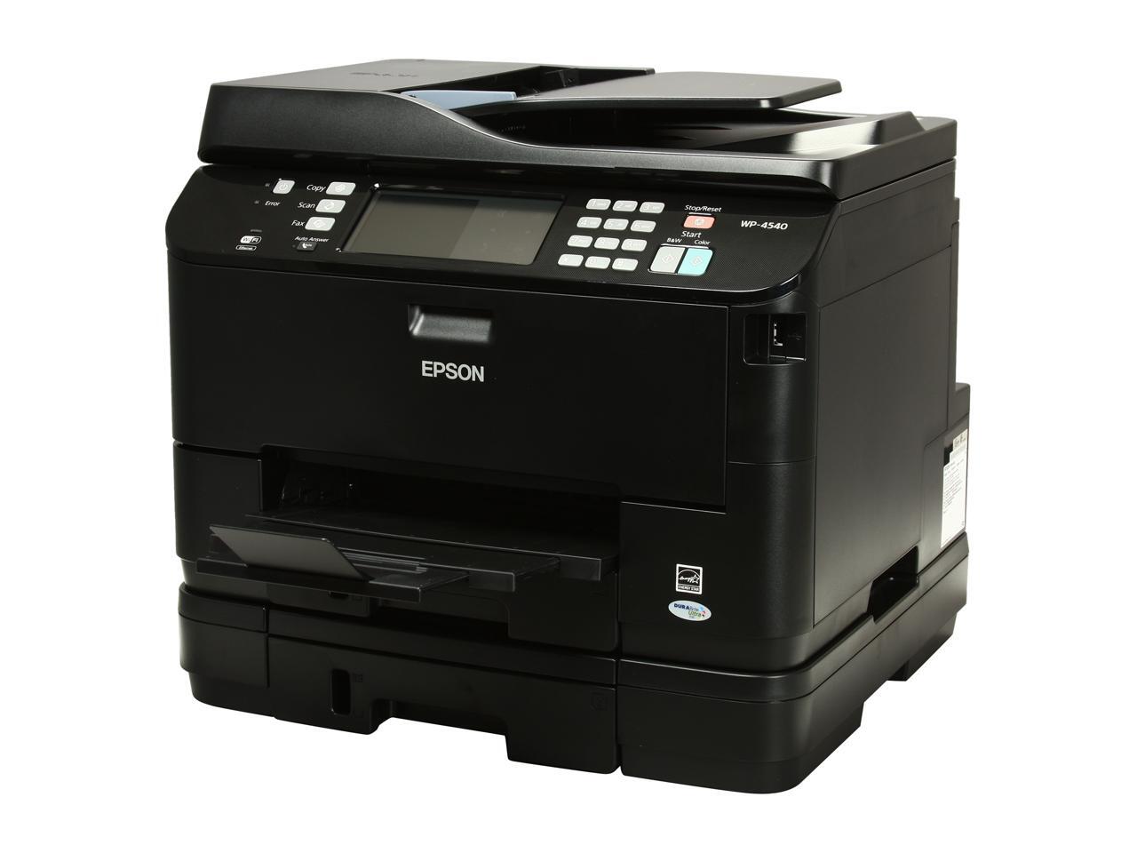 EPSON WorkForce Pro WP-4540 Ethernet (RJ-45) / USB / Wi-Fi MicroPiezo ...