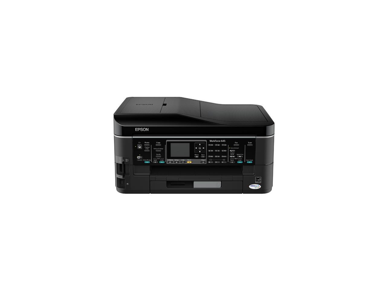 EPSON WorkForce 645 C11CB86201 Ethernet (RJ-45) / USB / Wi-Fi InkJet ...