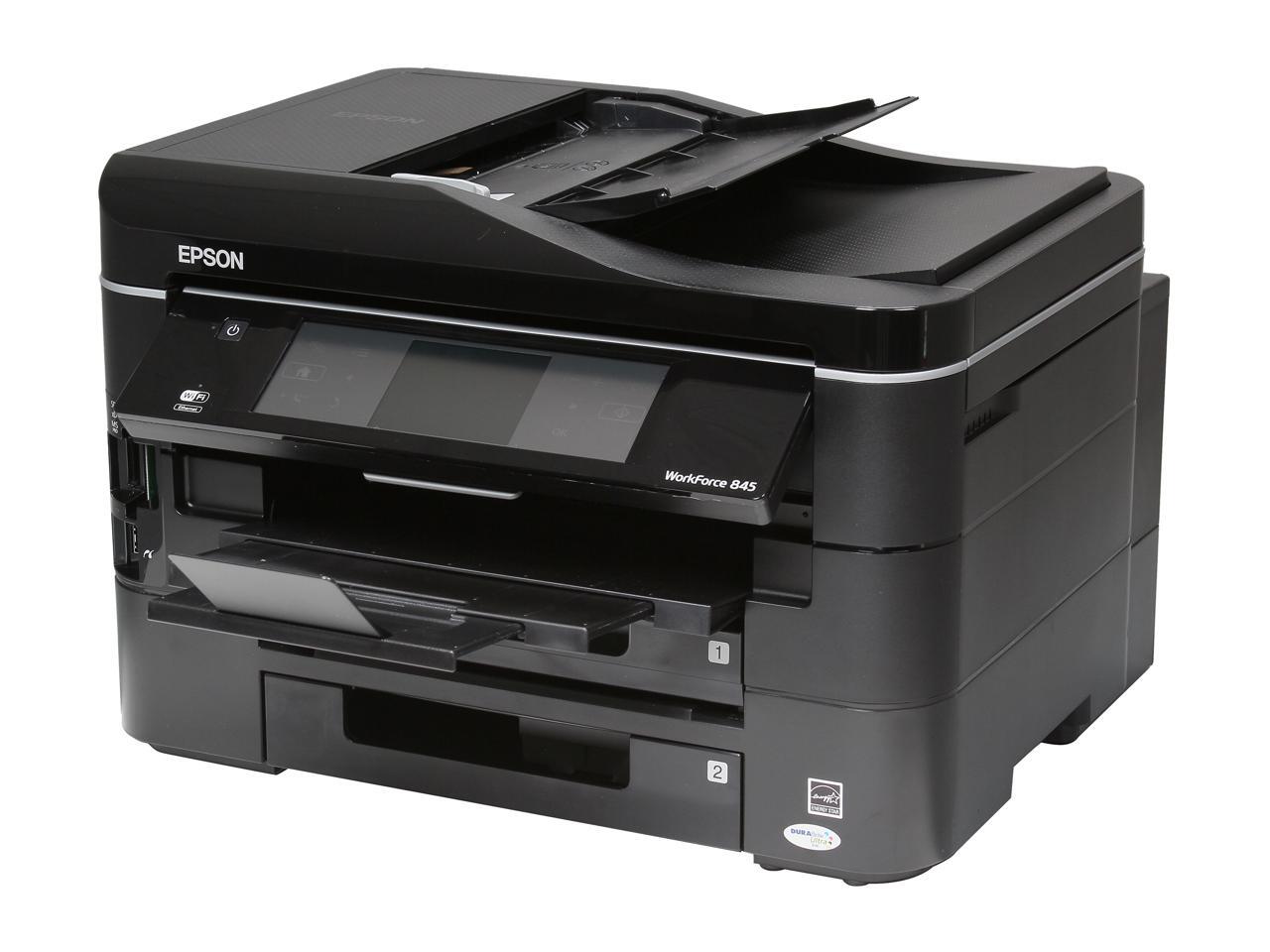 EPSON WorkForce 845 C11CB92201 Ethernet (RJ-45) / USB / Wi-Fi InkJet ...