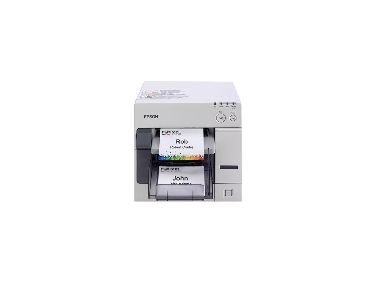 Open Box: EPSON TM TM-C3400 Label Printer - Newegg.com
