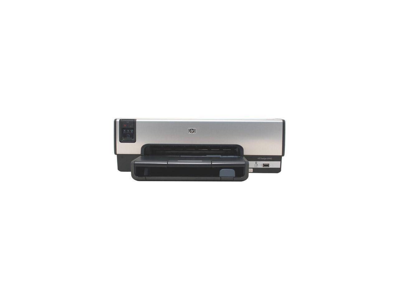 HP Deskjet 6940 Ethernet (RJ-45) / USB InkJet Workgroup Color Printer ...