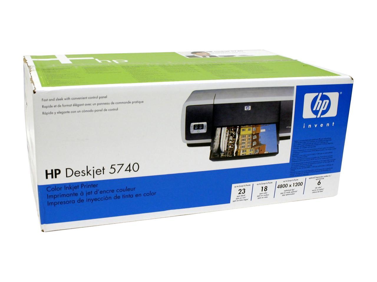 HP Deskjet 5740 C9016A USB InkJet Personal Color Printer - Newegg.com