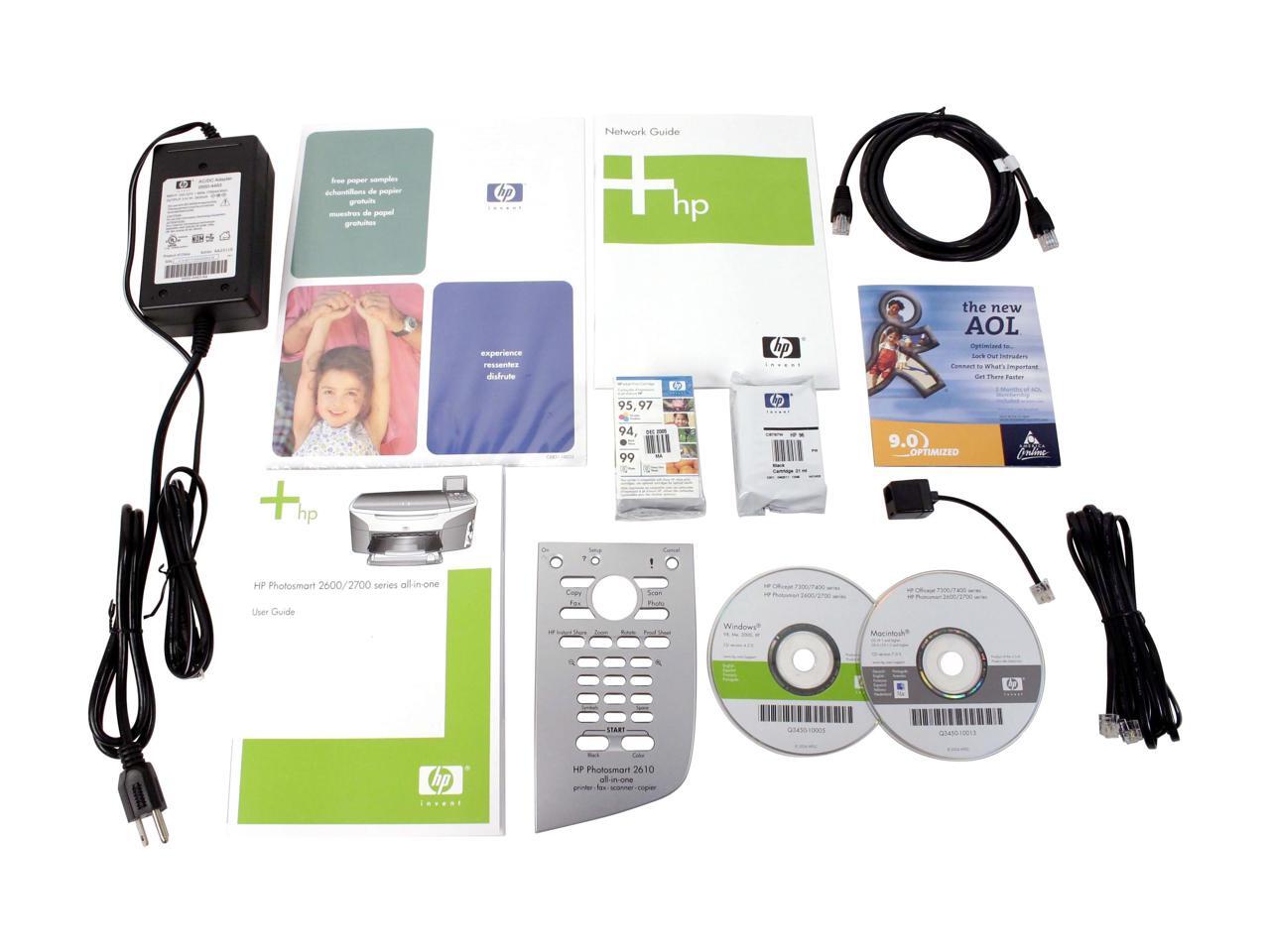 HP Photosmart 2610 Q5542A USB InkJet MFC / All-In-One Color Printer - Newegg.com