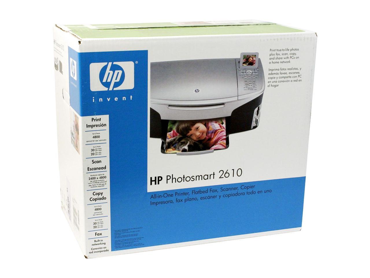 HP Photosmart 2610 Q5542A USB InkJet MFC / All-In-One Color Printer - Newegg.com