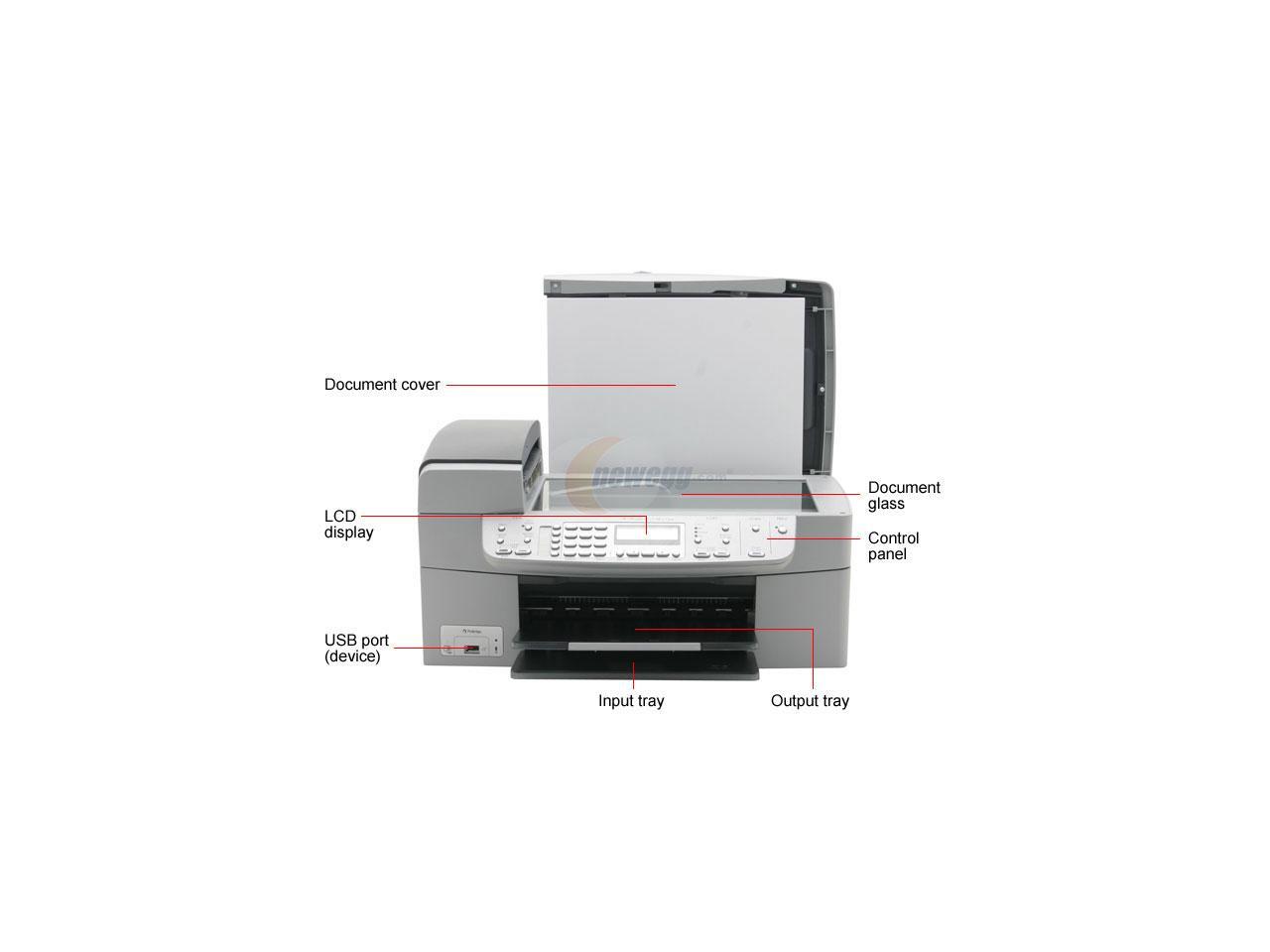 Open Box: HP Officejet 6210 Q5801A USB InkJet MFC / All-In-One Color ...