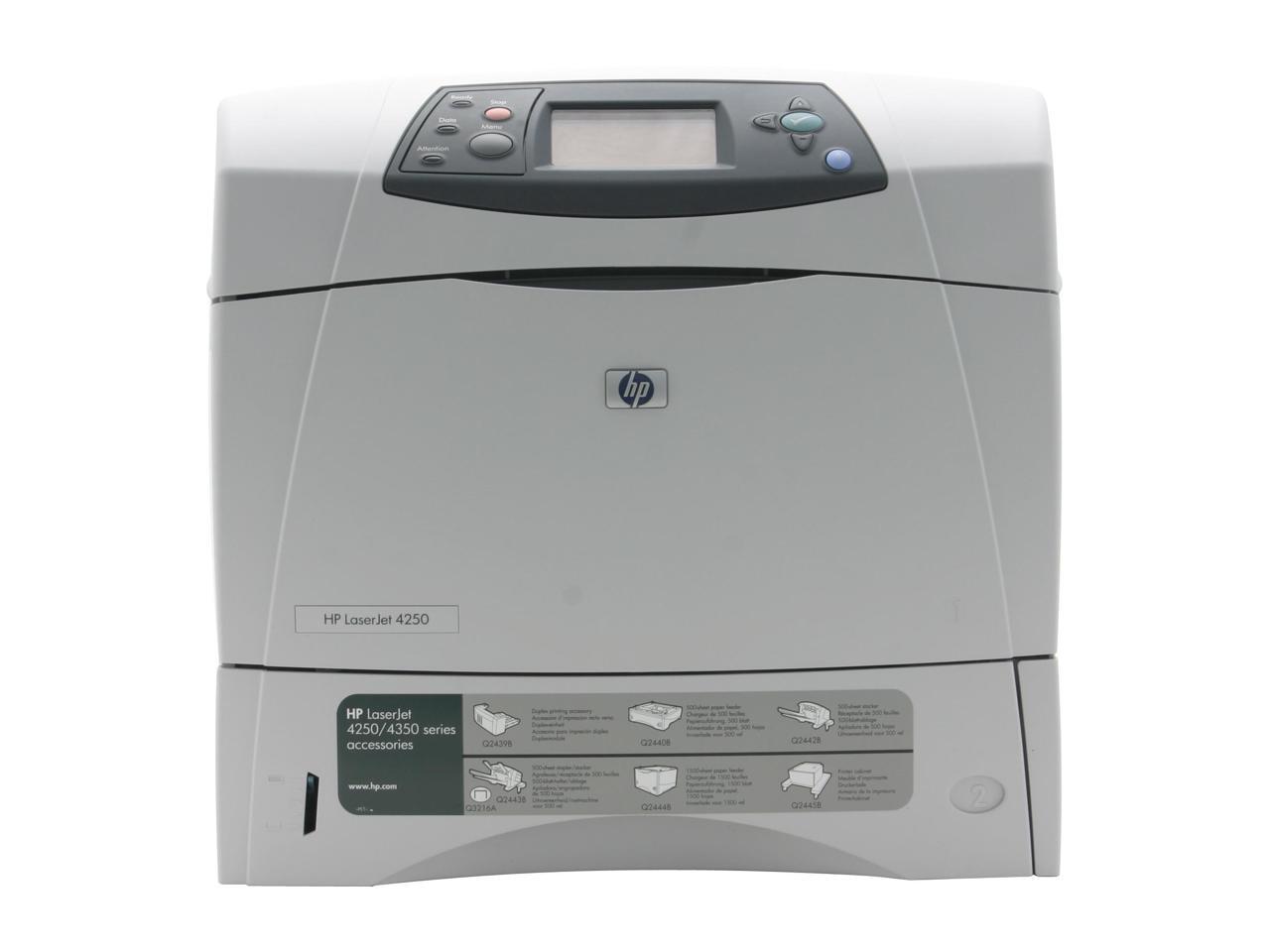 HP LaserJet 4250 Q5400A Personal Monochrome LPT / USB Laser Printer ...