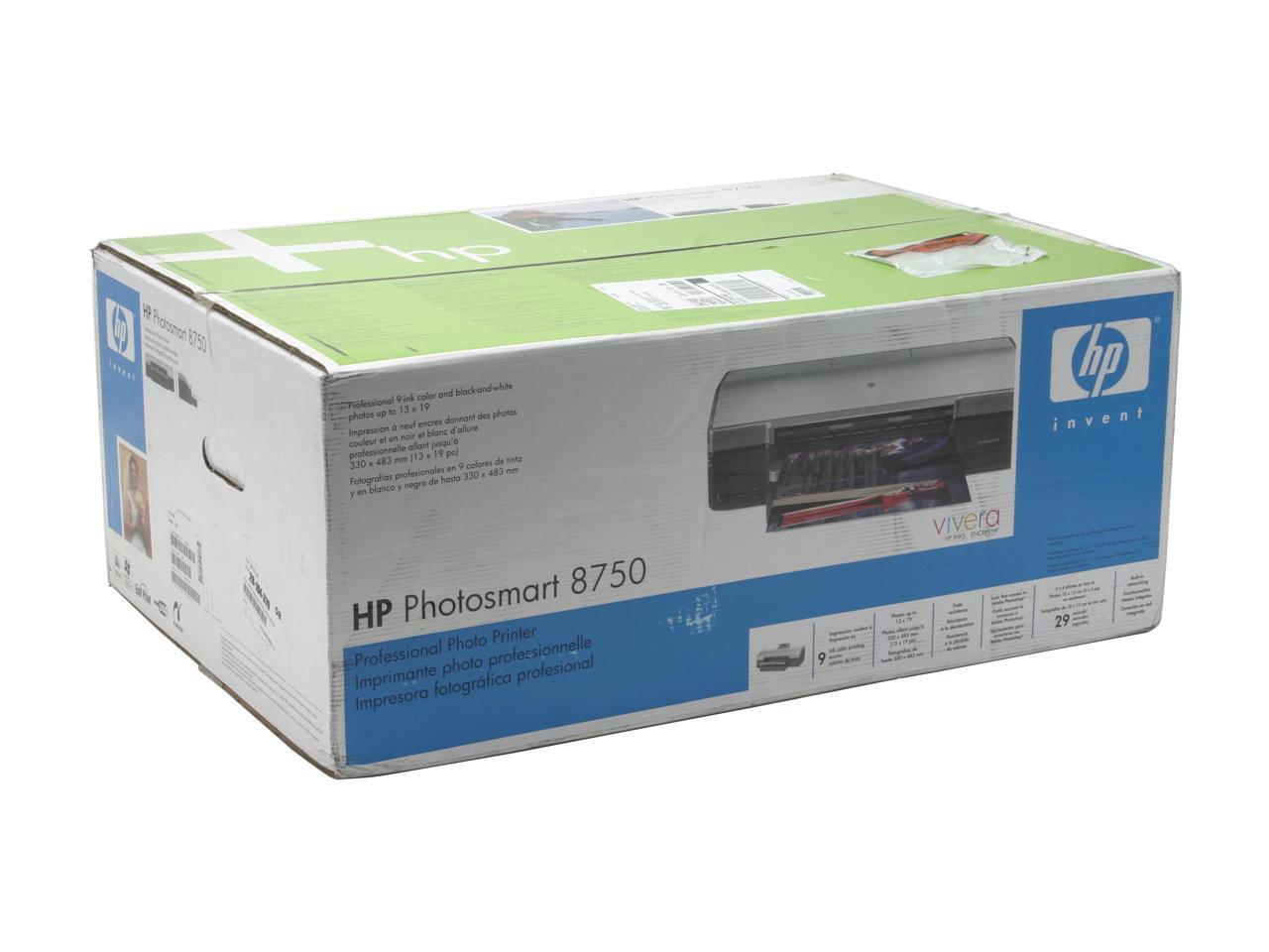 HP Photosmart 8750 Q5747A Ethernet (RJ-45) / USB InkJet Photo Color ...