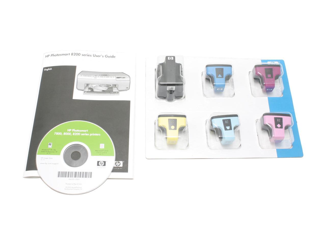 HP Photosmart 8250 Q3470A USB InkJet Photo Color Printer - Newegg.com