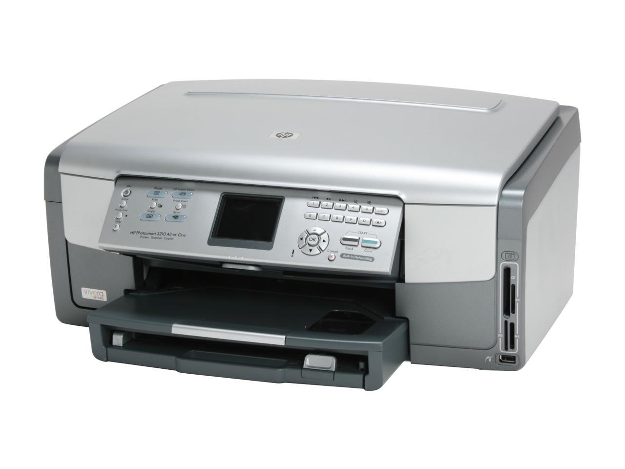 Refurbished: HP Photosmart 3210 Q5843A Ethernet (RJ-45) / USB Thermal ...