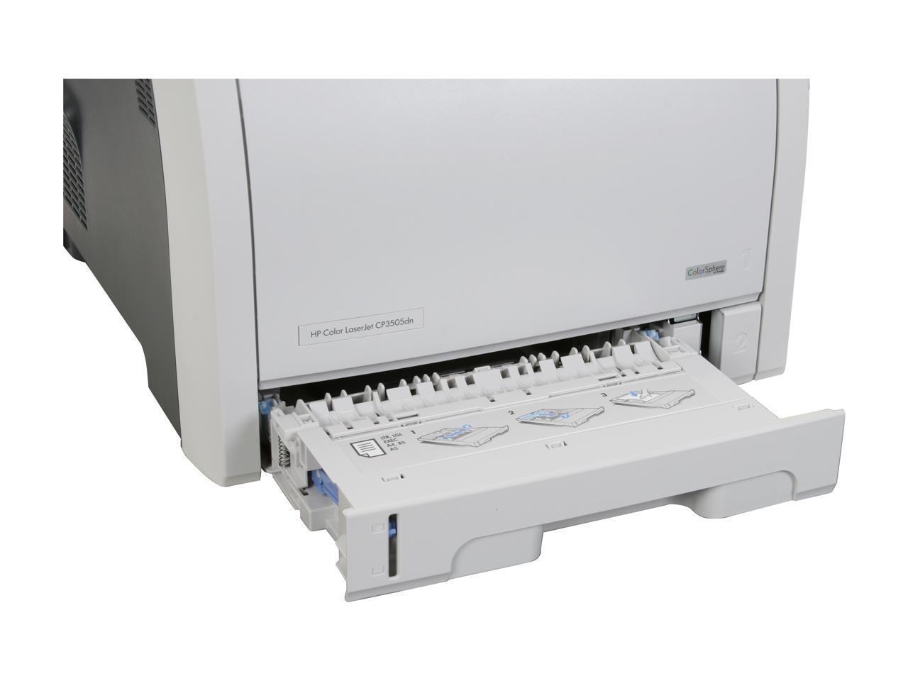 HP Color LaserJet CP3505dn CB443A Color USB Laser Printer - Newegg.com