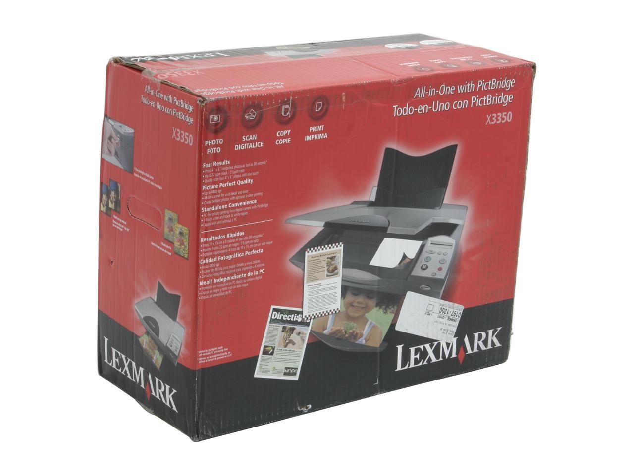 LEXMARK X3350 23A0000 Ethernet (RJ-45) / USB InkJet MFC / All-In-One ...