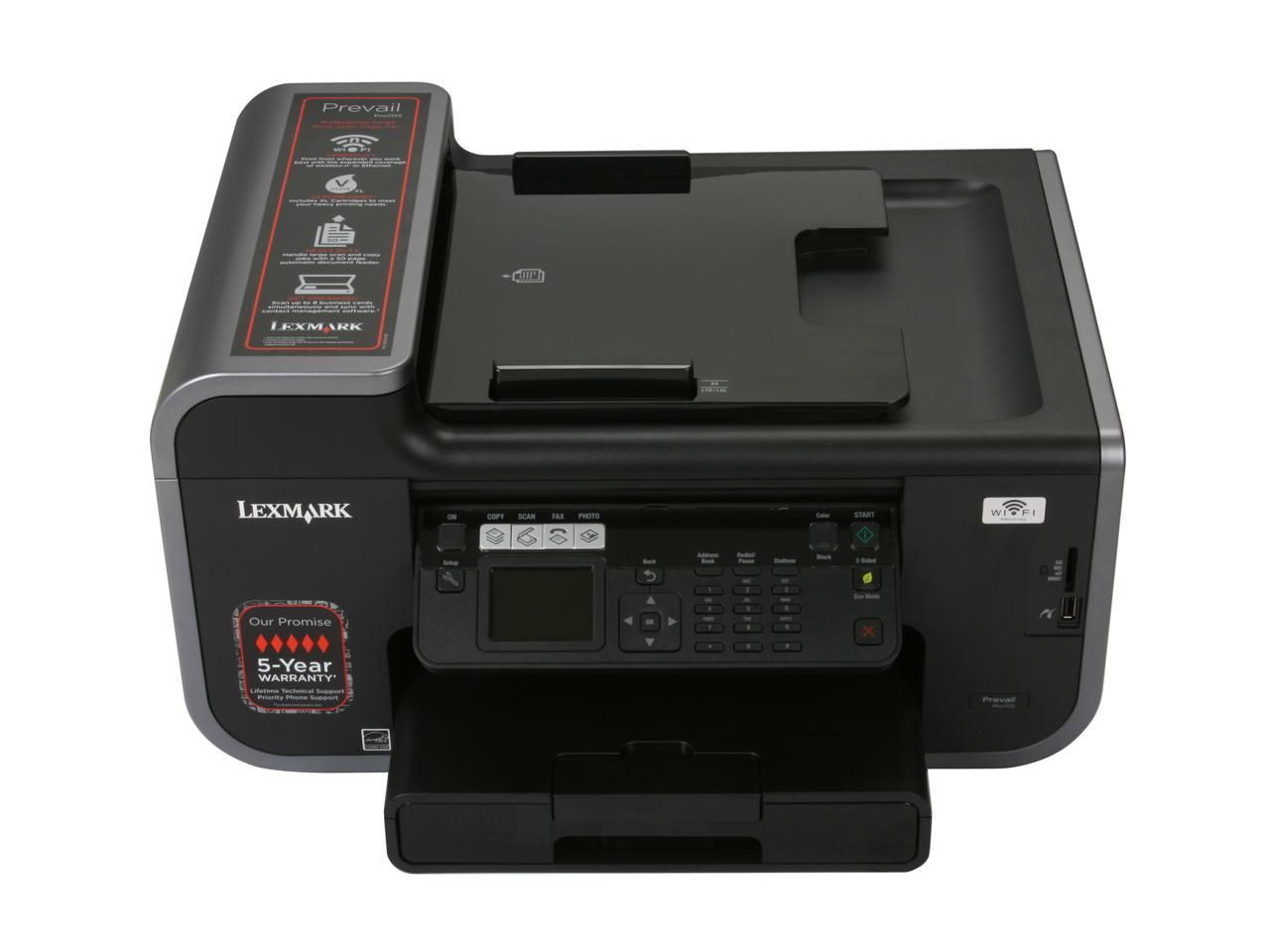 LEXMARK Prevail Pro705 Ethernet (RJ-45) / USB / Wi-Fi InkJet MFC / All ...