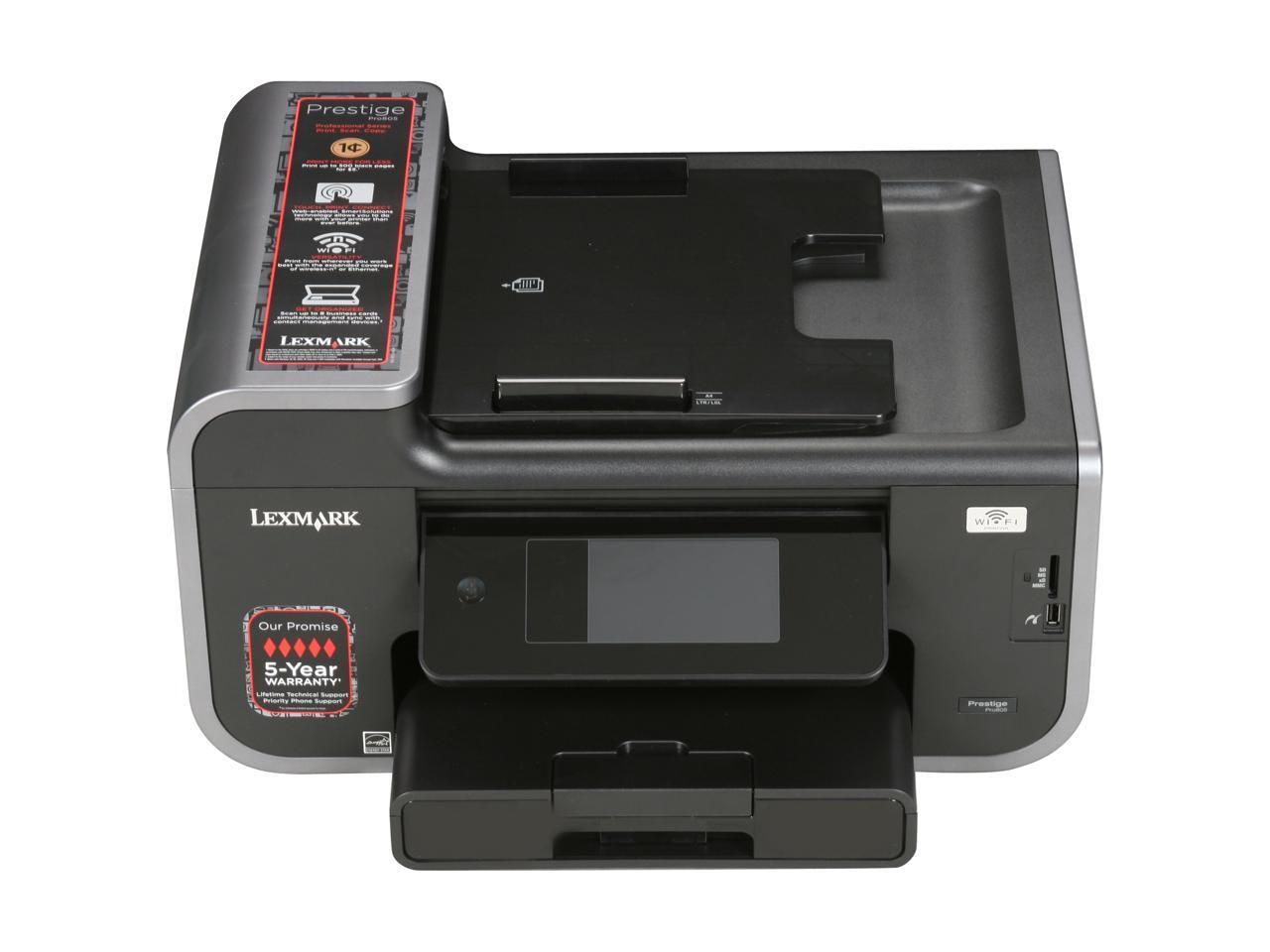 LEXMARK Prestige Pro805 Ethernet (RJ-45) / USB / Wi-Fi InkJet MFC / All ...