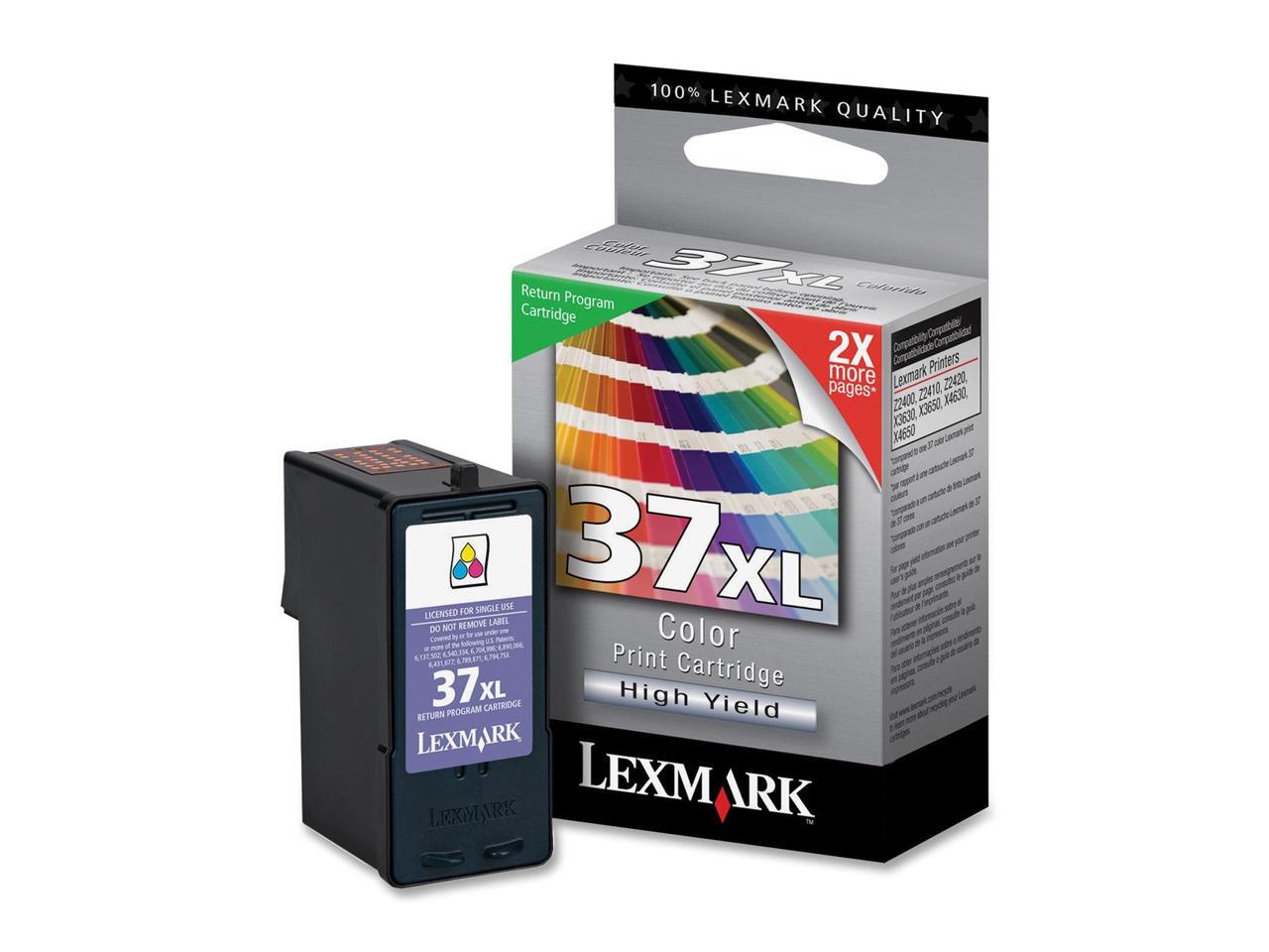 Lexmark 37XL Return Program Ink Cartridge - Color - Newegg.com