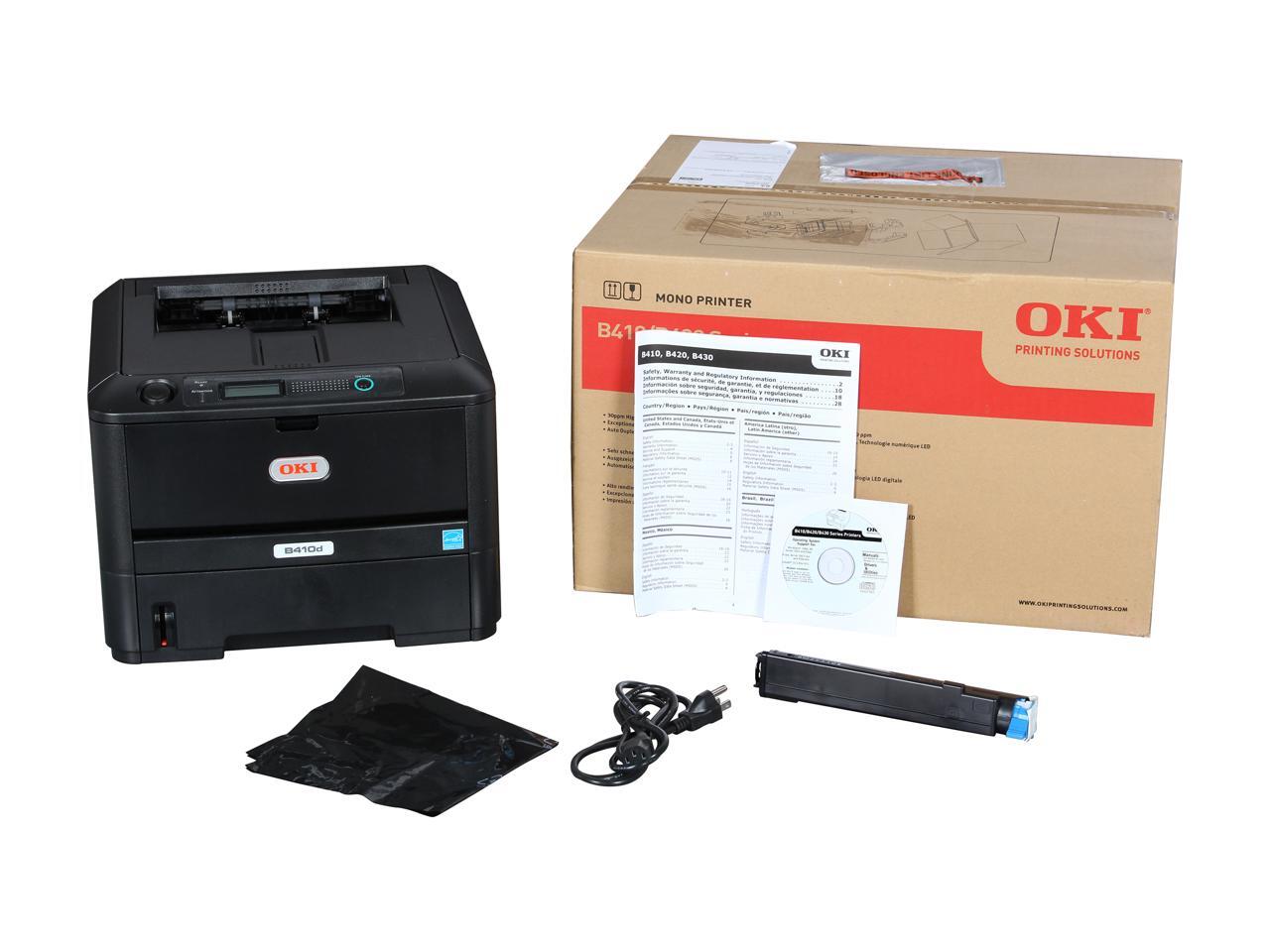 Okidata B410D(91642801) Personal Monochrome USB LED Printer - Newegg.com
