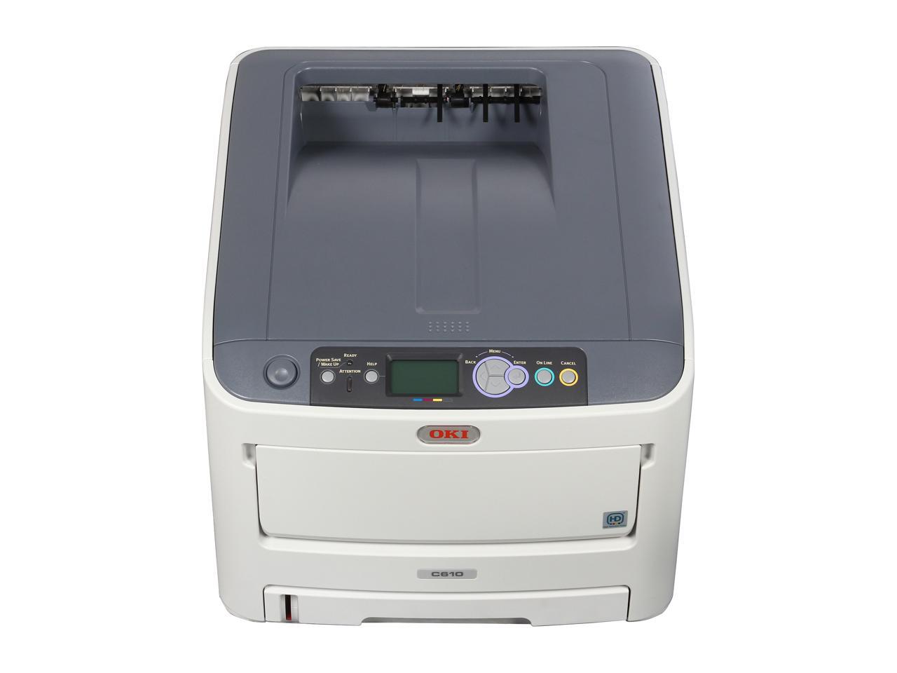 OKIDATA C610n Workgroup Up to 34 ppm Color LED Network Printer (62433401) - Newegg.com