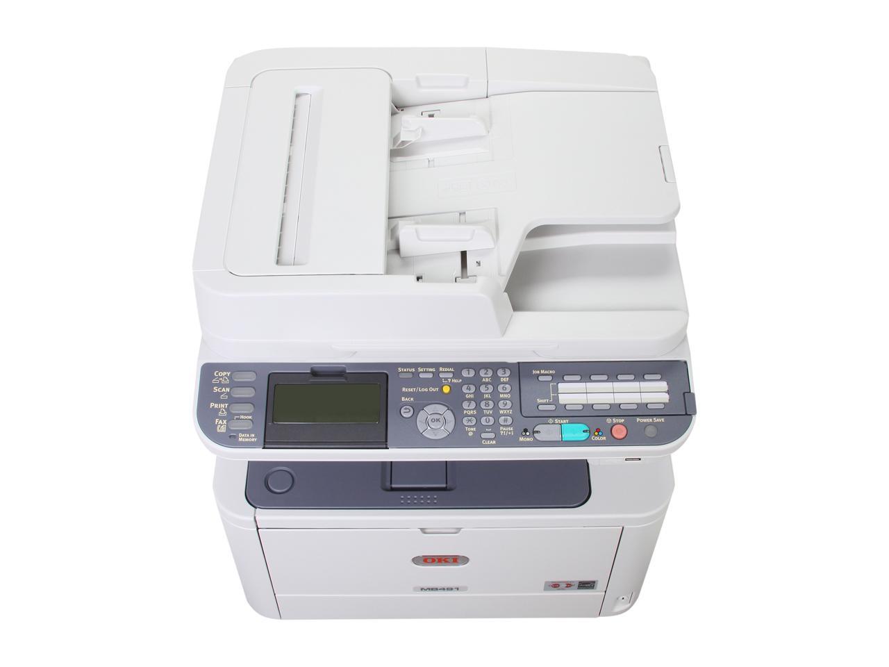 Okidata MB491 MFP MFC / All-In-One Monochrome Ethernet (RJ-45) / USB ...