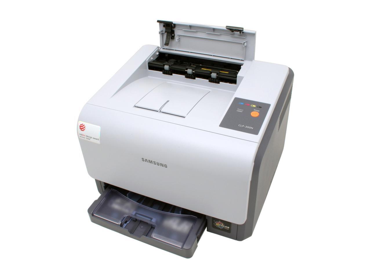 SAMSUNG CLP 300N Up to 17 ppm 2400 x 600 dpi Color Laser Printer ...
