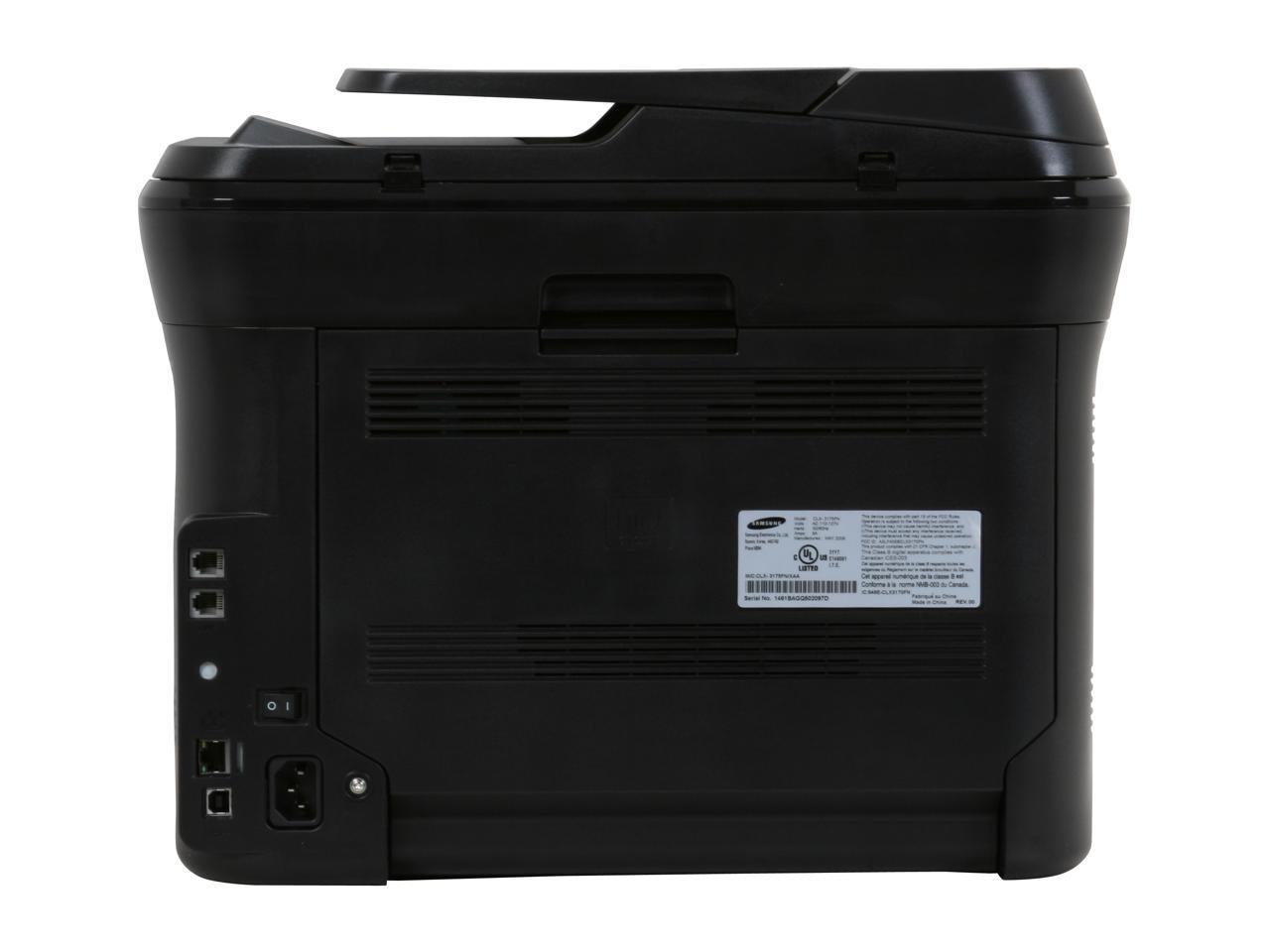 Samsung CLX Series CLX-3175FN MFC / All-In-One Color Ethernet (RJ-45 ...