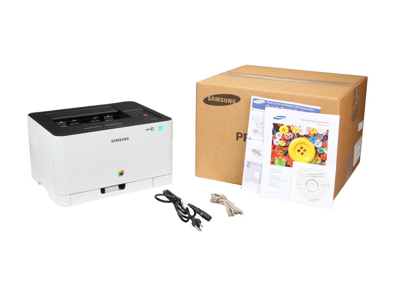 Refurbished: Samsung CLP Series CLP-365W Workgroup Color Ethernet (RJ ...