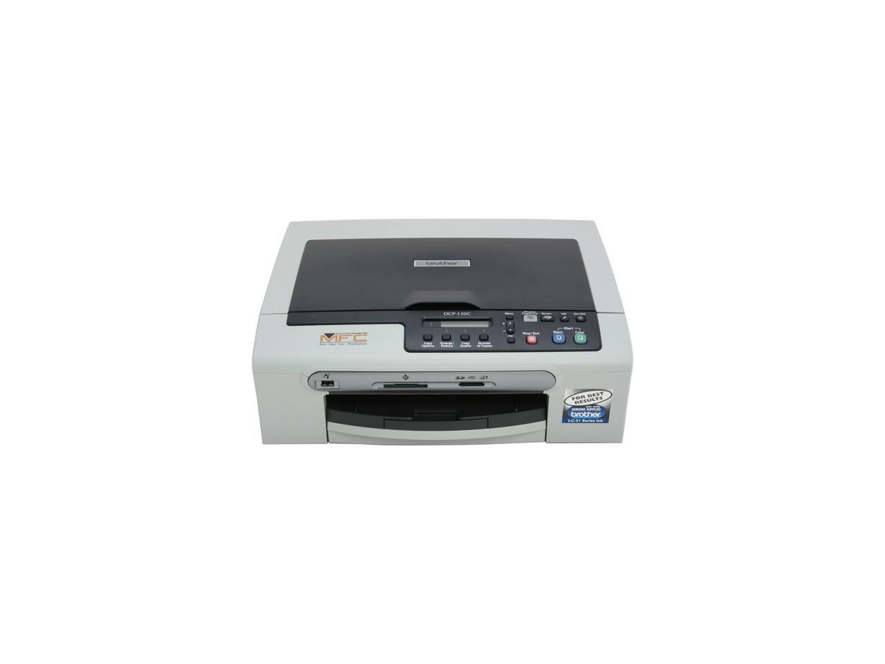 Open Box: Brother DCP series DCP-130C USB InkJet MFC / All-In-One Color ...