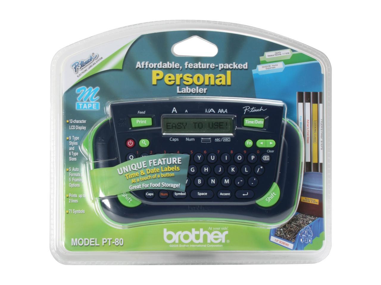Brother PT-80 Label Printer - Newegg.com