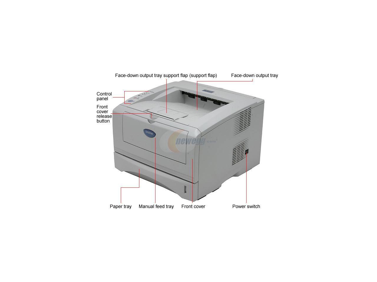 Used - Good: Brother HL Series HL-5140 Personal Monochrome LPT / USB ...