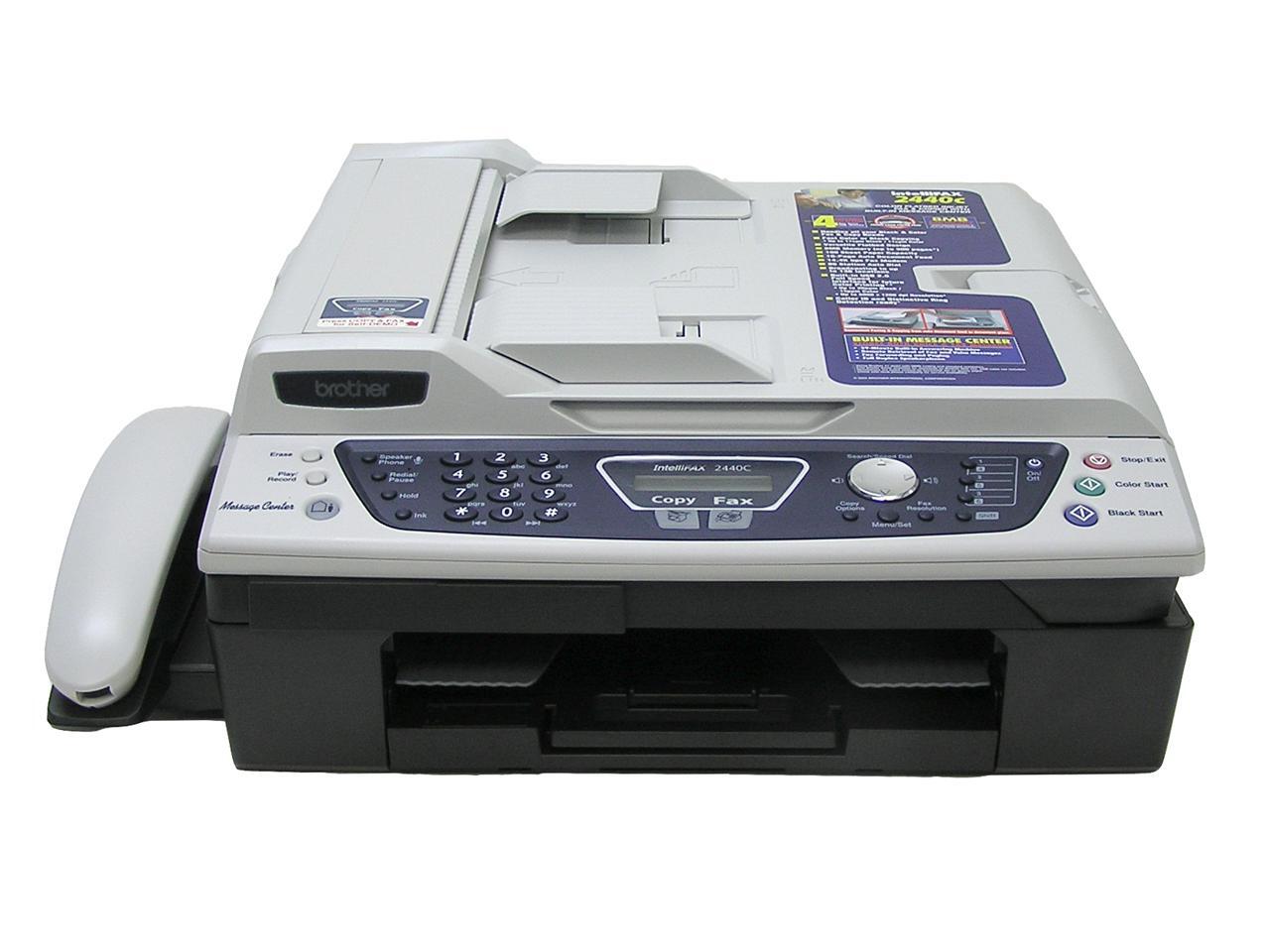 brother 2440c Color Flatbed Inkjet Fax Machine - Newegg.com