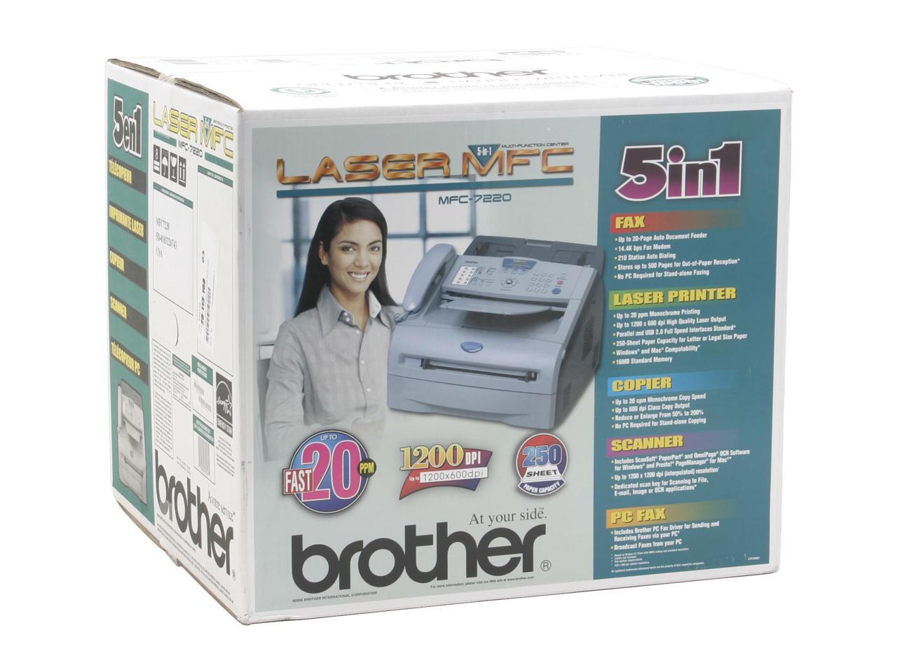 brother MFC-7220 Monochrome Laser Multi-Function Center - Newegg.com