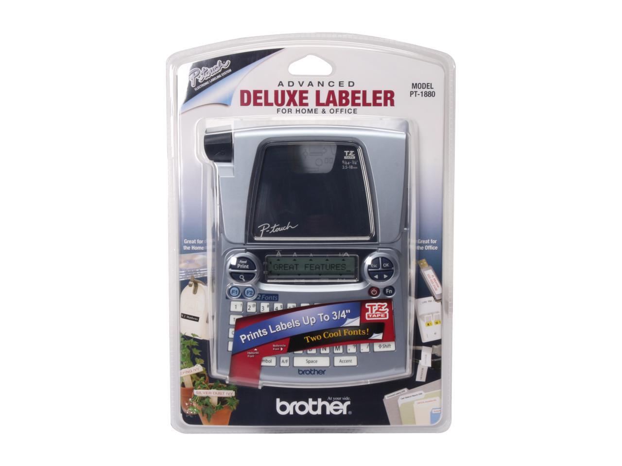 brother P-Touch PT-1880 Deluxe Home & Office Thermal Transfer Labeler ...