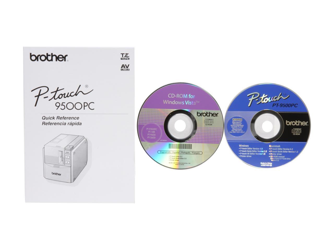 Brother P-Touch PT-9500PC Label Printer - Newegg.com