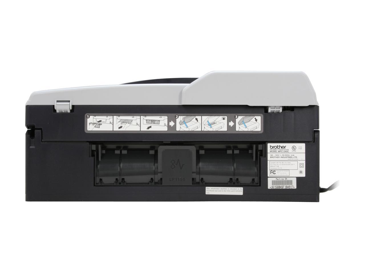 Refurbished: Brother MFC series MFC-240C USB InkJet MFC / All-In-One ...