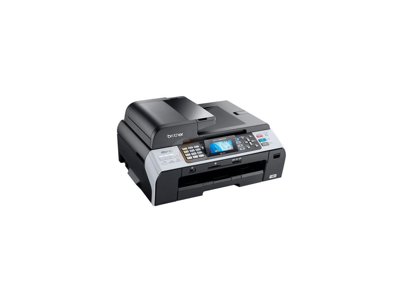 Brother MFC series MFC-5890CN Ethernet (RJ-45) / USB InkJet MFC / All-In-One Color Printer ...