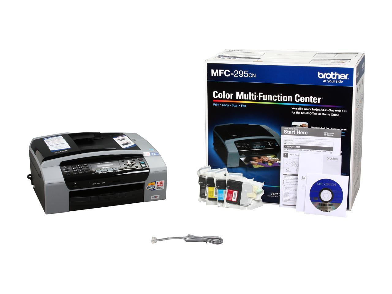 Brother MFC series MFC-295CN Ethernet (RJ-45) / USB InkJet MFC / All-In ...