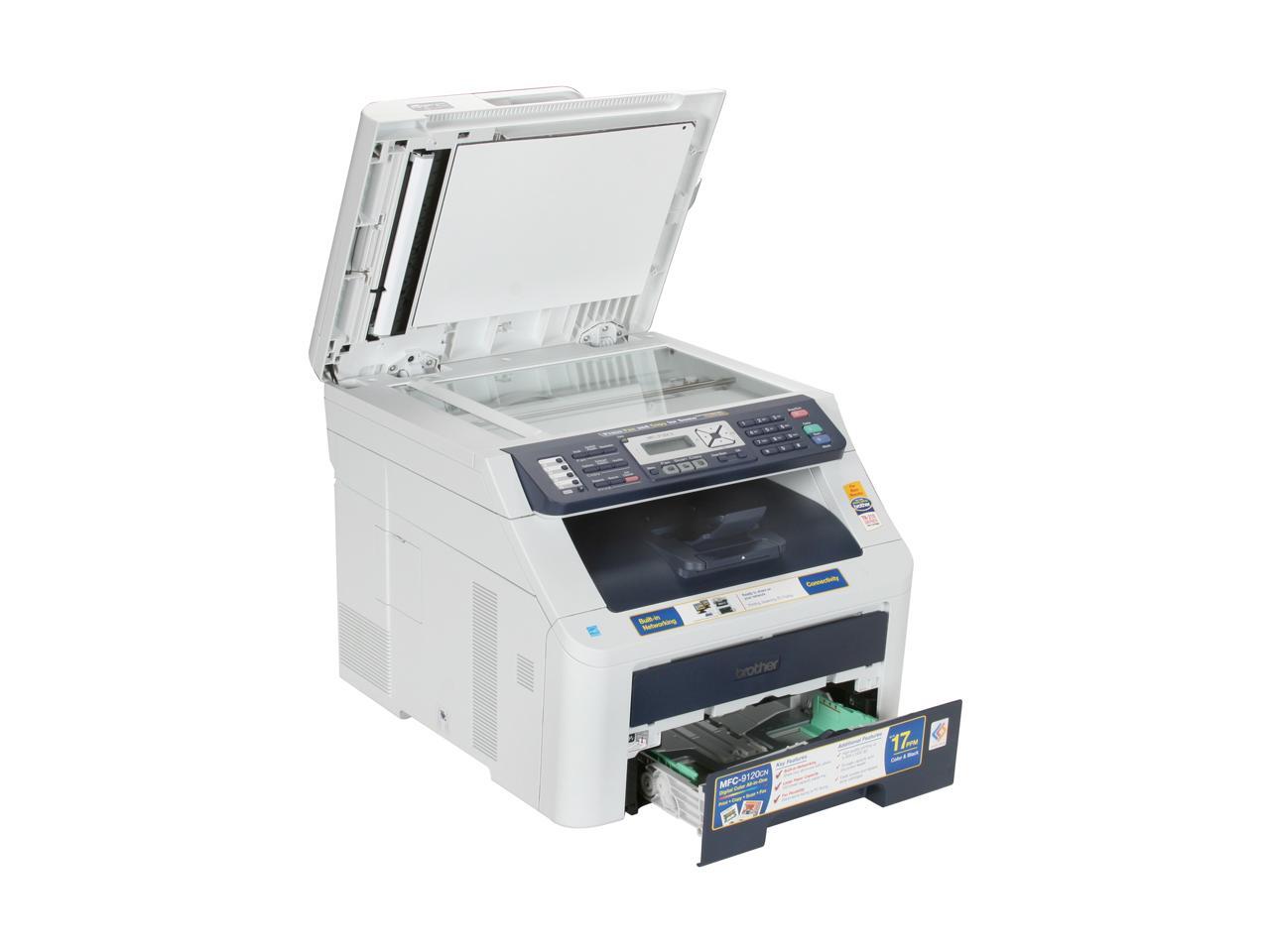 brother MFC-9120CN Digital Color LED All-in-One Printer With Fax and ...