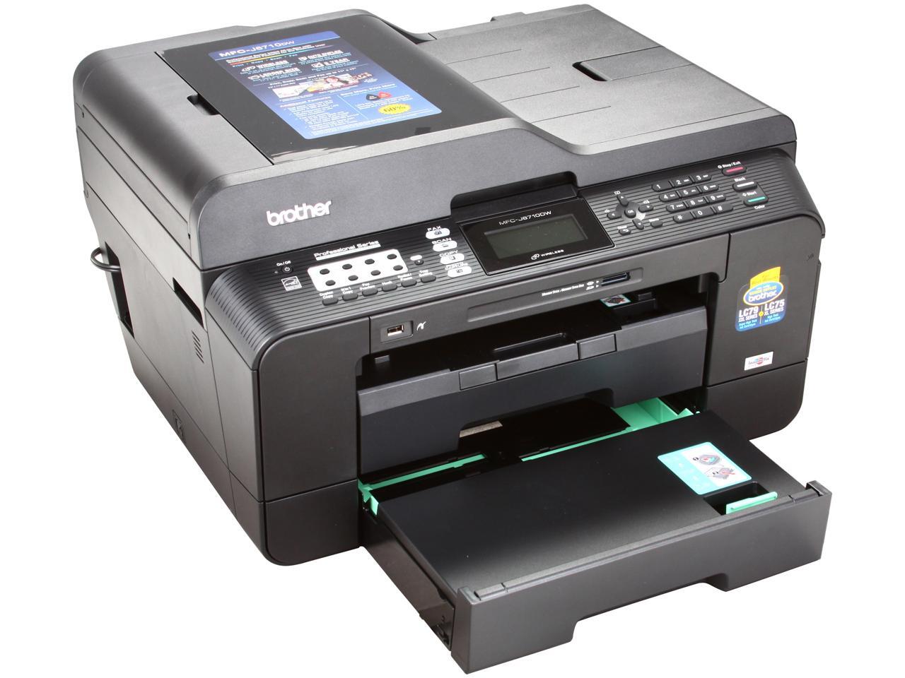 Brother Professional Series MFC J6710DW Inkjet All in One Printer With Up To 11 X 17 Duplex 