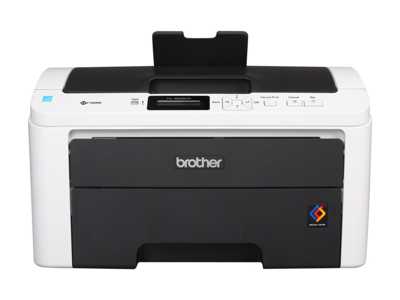 Brother HL Series HL-3045cn Workgroup Color Ethernet (RJ-45) / USB ...