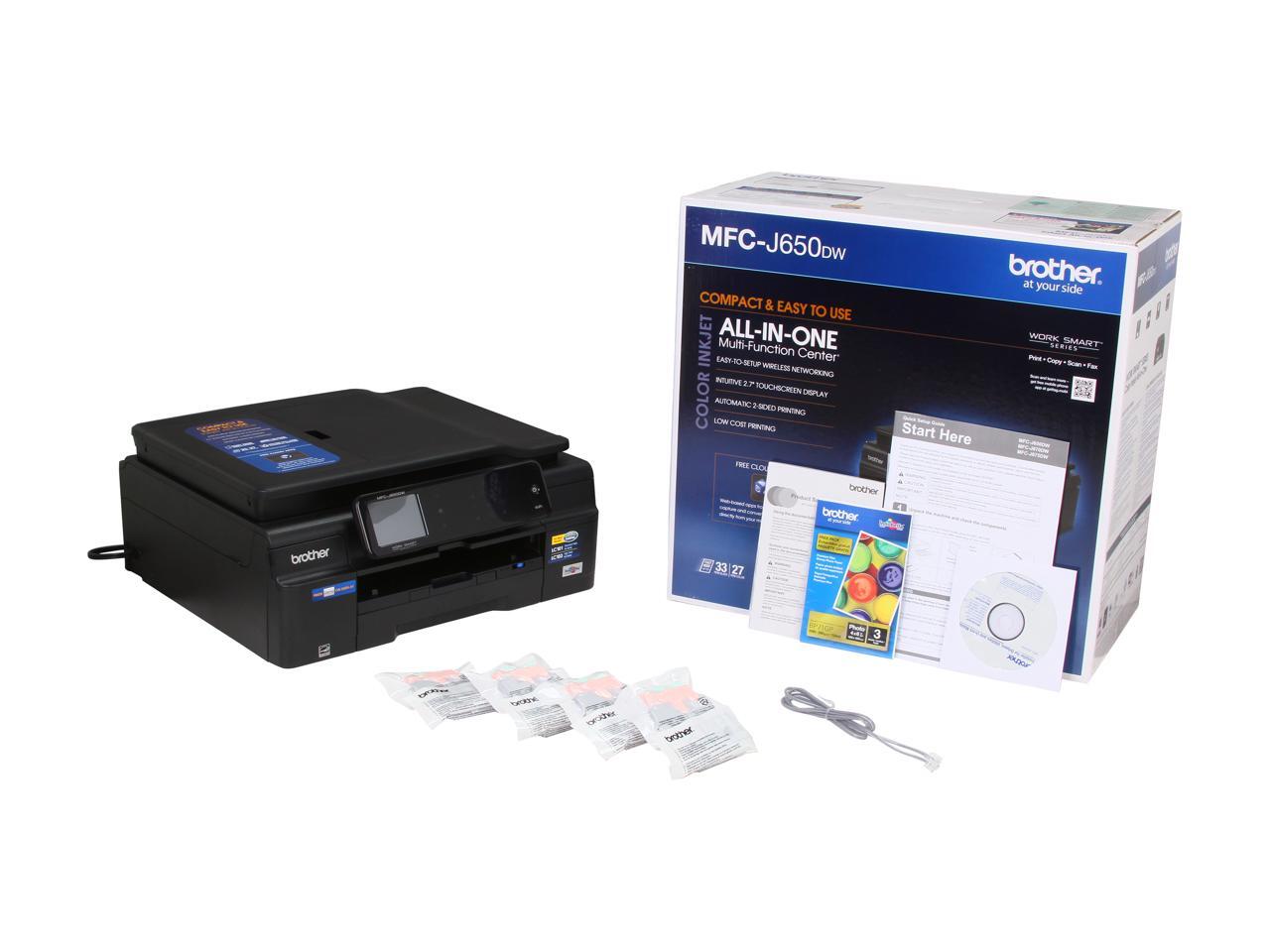 Brother MFC-J650dw InkJet Color Printer - Newegg.ca