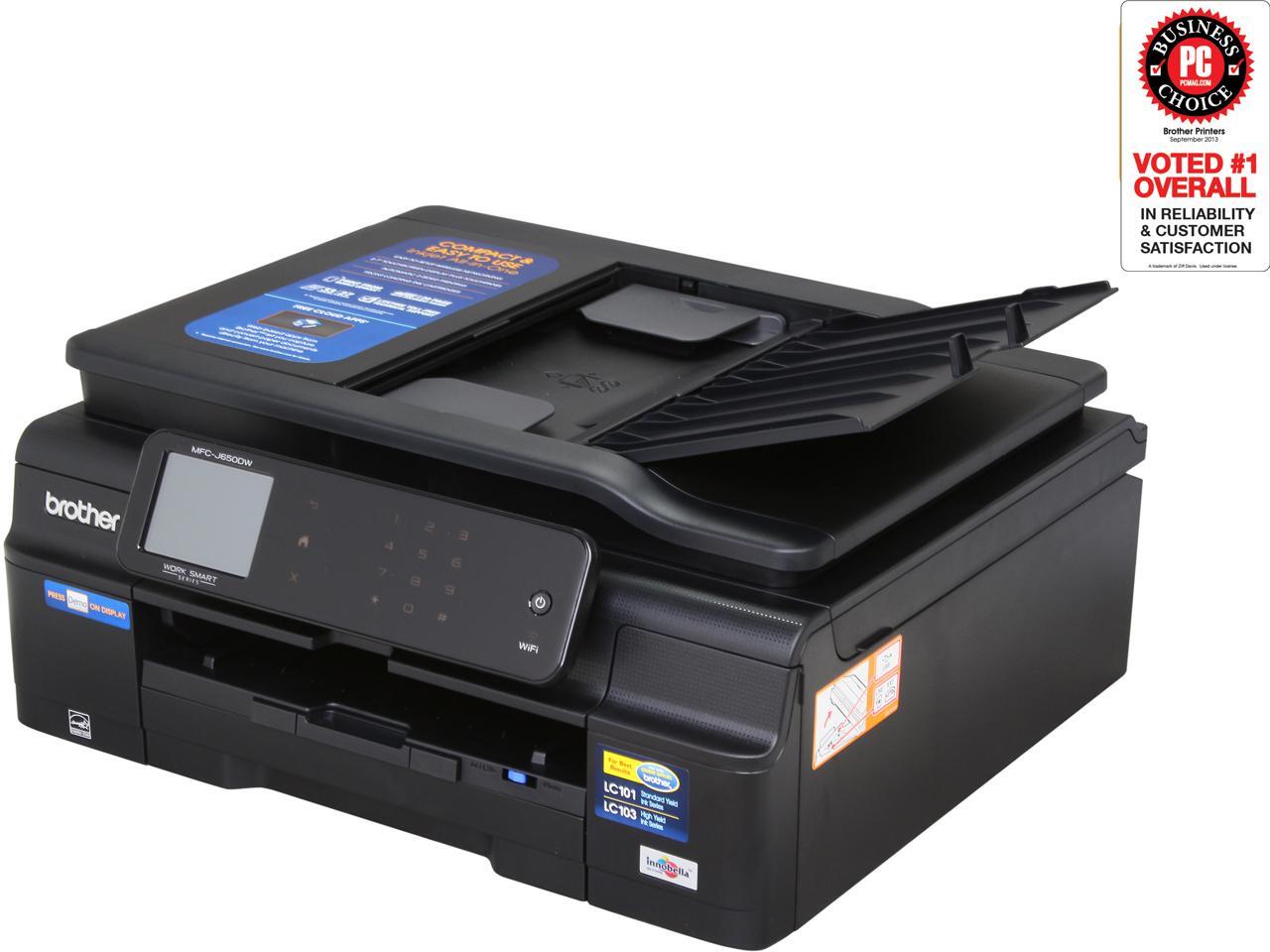 Brother MFC-J650dw InkJet Color Printer - Newegg.ca