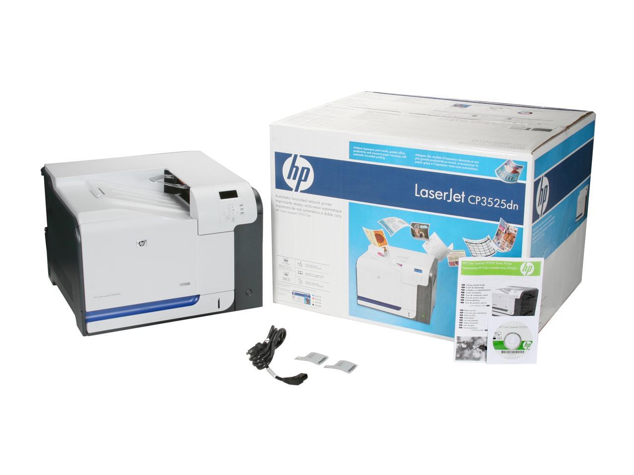 HP Color LaserJet CP3525dn CC470A Workgroup Color Ethernet (RJ-45 ...