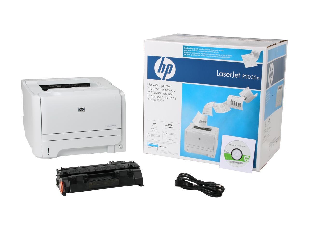 Used - Good: HP LaserJet P2035n CE462A Workgroup Monochrome Ethernet ...