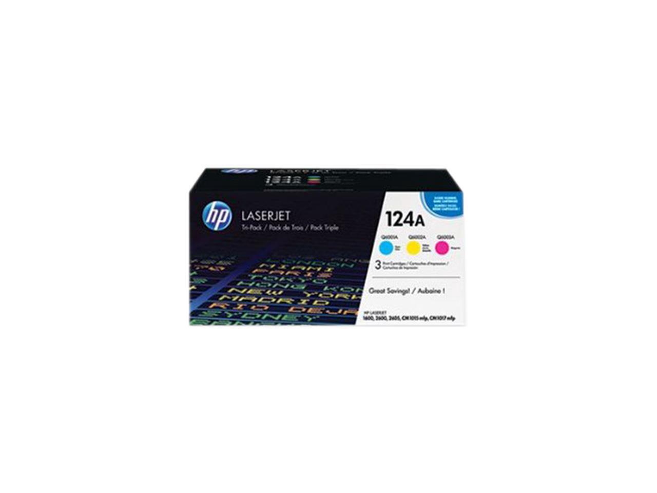 HP CE257A Color LaserJet Q6001A/Q6002A/Q6003A Print Cartridge Tri-pack ...