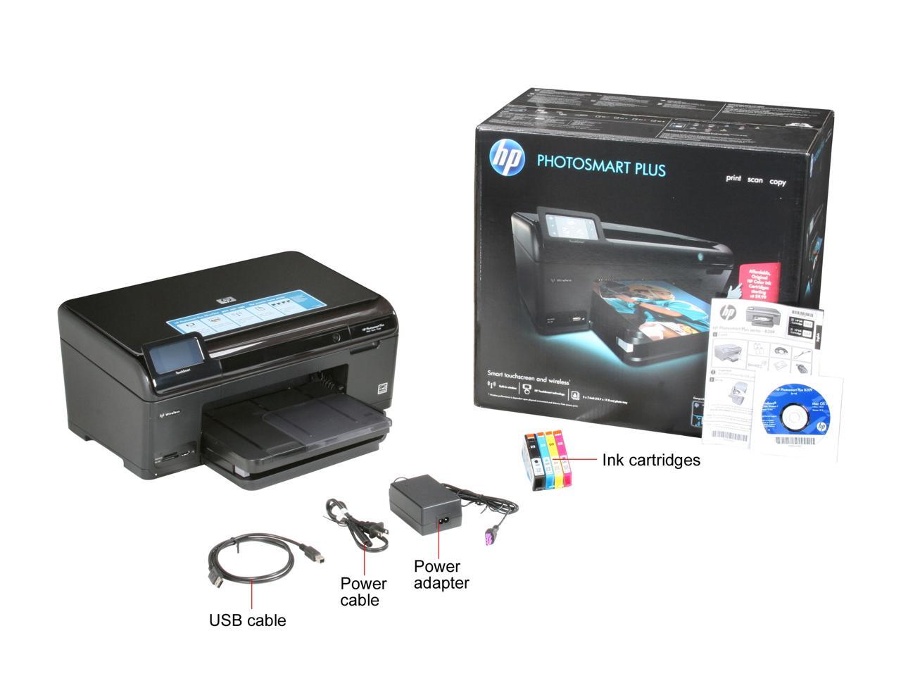 HP Photosmart Plus B209 CD035A USB / Wi-Fi InkJet MFC / All-In-One Color Printer - Newegg.com